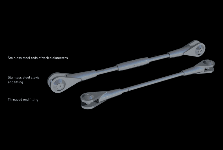 Architectural Tension Rods | Novum Structures
